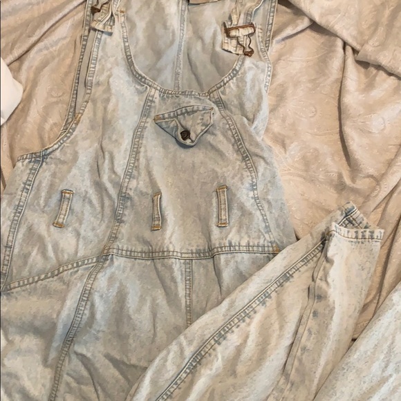 Pants & Jumpsuits | Vintage Amazing Shape Overalls Jsit Need Buttons ...